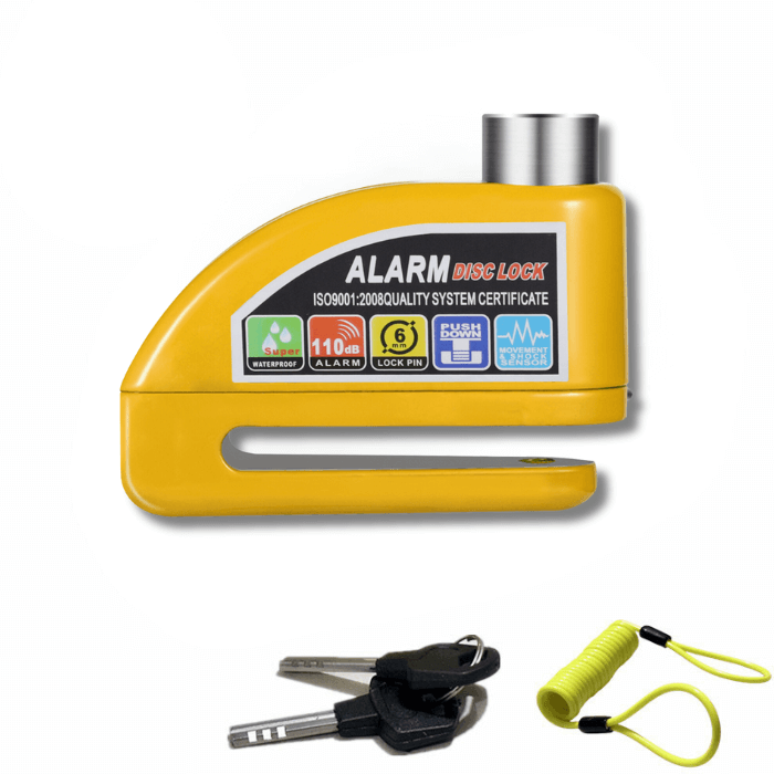 Safety-Alarm Motorcycle Wheel Lock – premkey